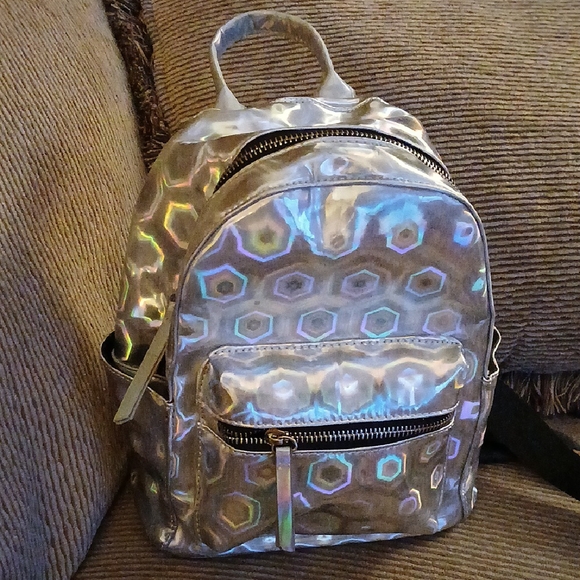 like dreams | Bags | Holographic Mini Backpack Purse | Poshmark